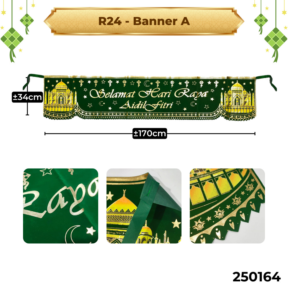 SUPERSAVE Selamat Hari Raya Banner Decoration Hiasan Pintu Rumah ...