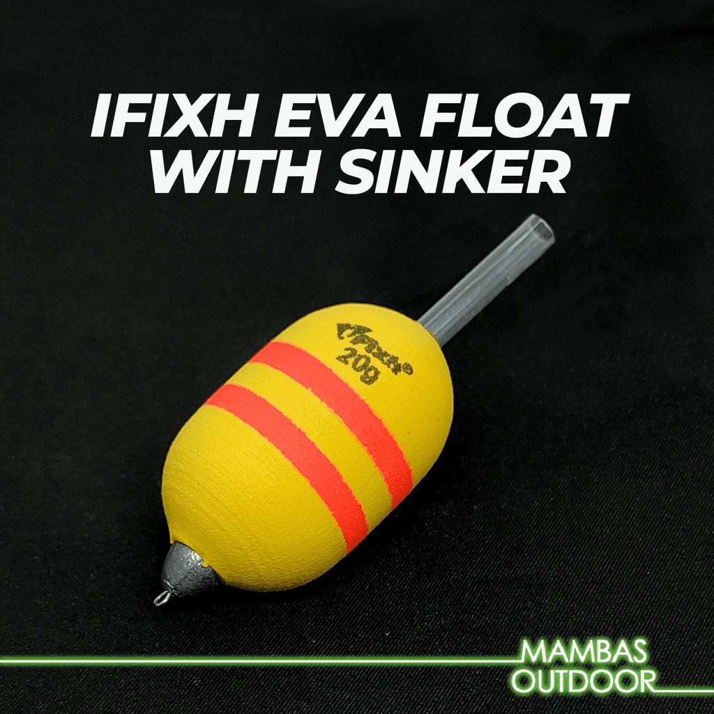 I-FIXH EVA Float With Sinker 20g - 30g Pelampung Pancing Batu Lead ...