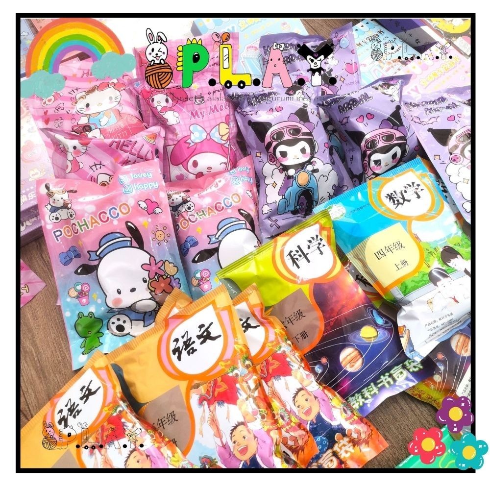 PLAY Surprise Bag Language Math Science English Kuromi Melody Pochacco ...
