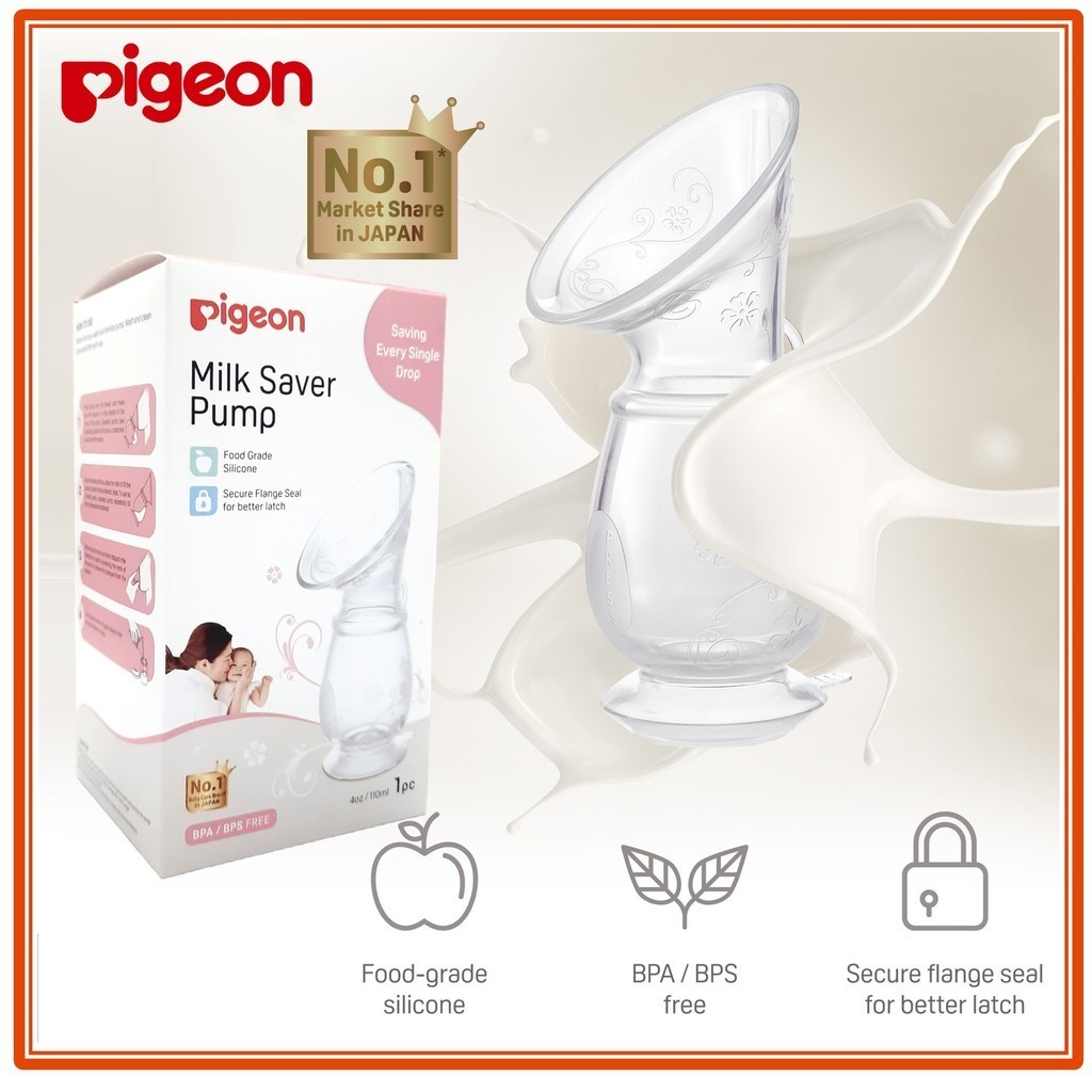 PIGEON Milk Saver Pump (Pam Susu Tangan | Milk Collector | Manual ...