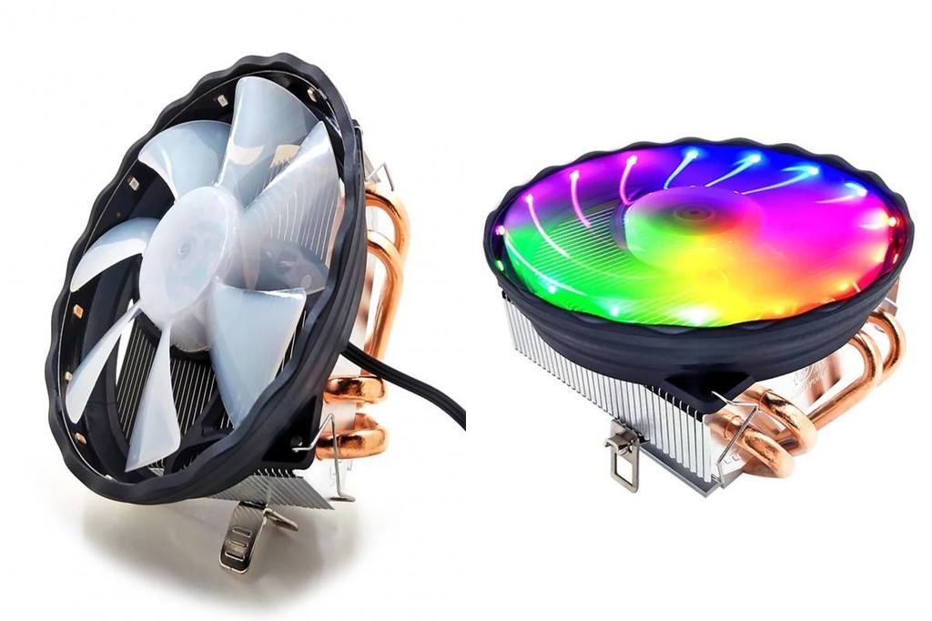 Motherboard Controlled Fan 4pin Pwm Fan Rgb Pwm Cpu Cooler Fan for Lga ...