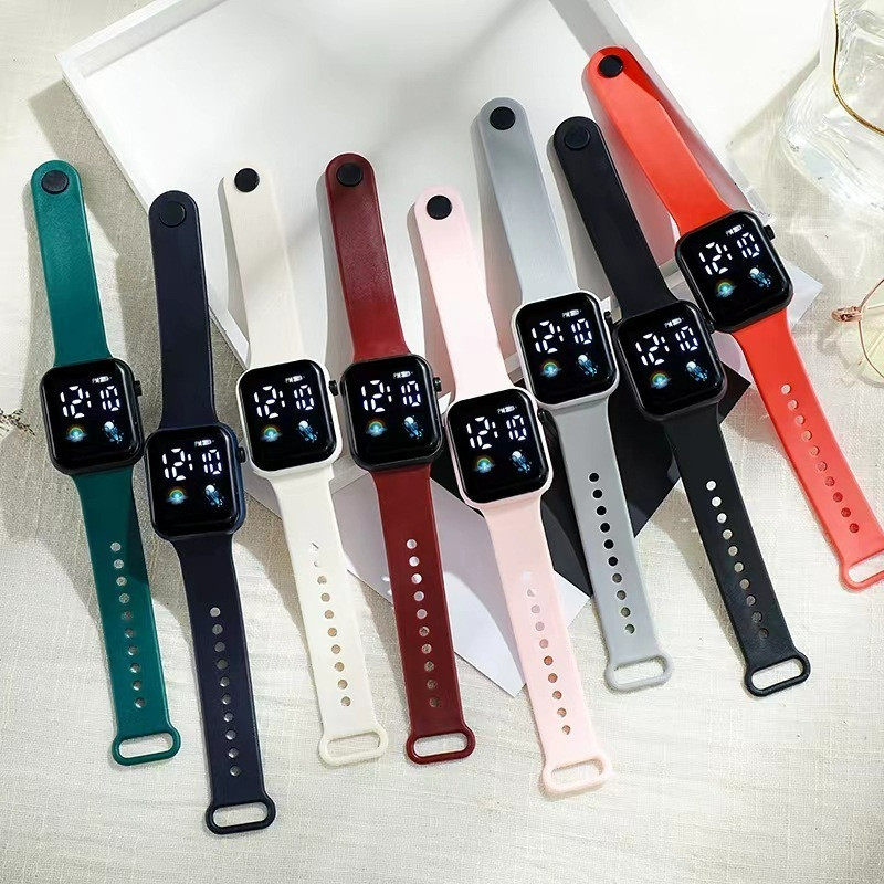 WATERPROOF Square Face Smart Watch Kids Smart Watch School Wrist Watch ...