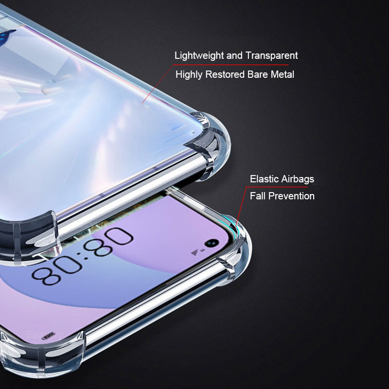 Casing For Tecno Pova 6 Pro LI9 / Pova 6 LI7 Anti-Drop Transparent Clear Phone Shell Soft TPU ...