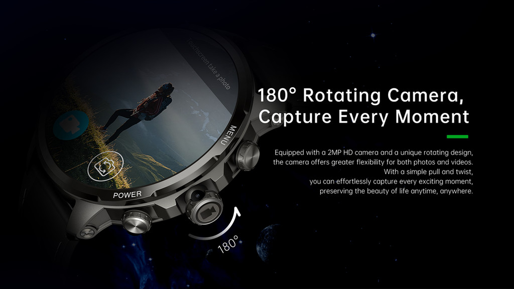 Black Shark Watch X Pro with Rotating Camera | 1.75" Amoled Display ...