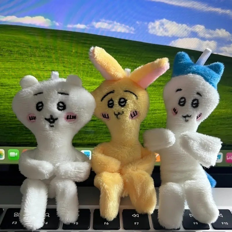 Kawaii Chiikawas Cute Plush Doll Hachiware Usagi Doll Keychain Pendant ...