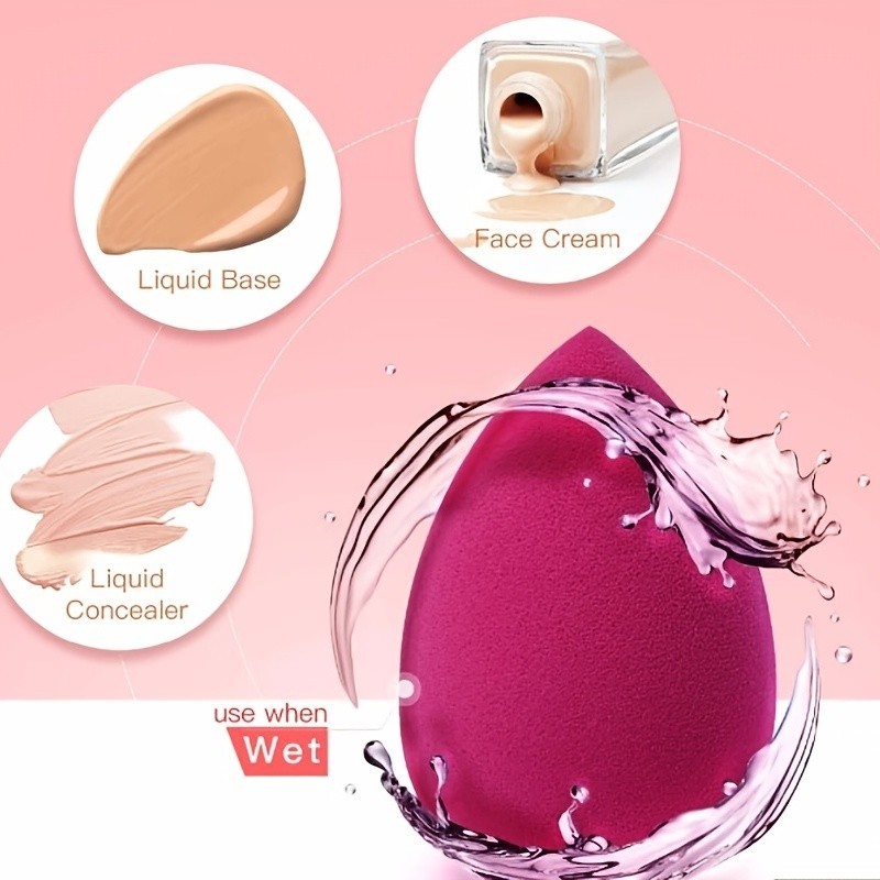 Professional Water Drop Makeup Sponge, Perfect For Applying Foundation ...
