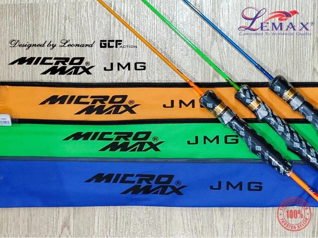 LEMAX MICRO MAX JAPAN MICRO GAME SPINNING JIGGING ROD | Shopee Malaysia