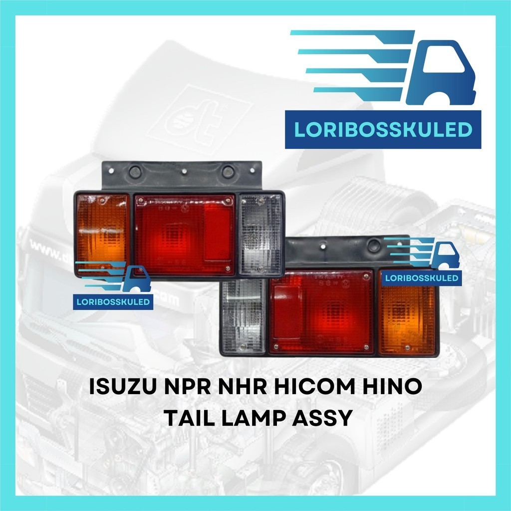 BOSSKU ISUZU NPR NHR N SERIES HICOM HINO Tail Lamp & Cover Lens Rear ...