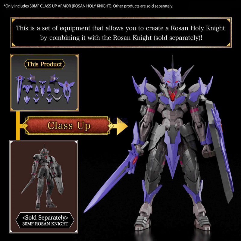Bandai 30MF Class Up Armor (Rosan Holy Knight) 67178 30 Minutes Fantasy ...