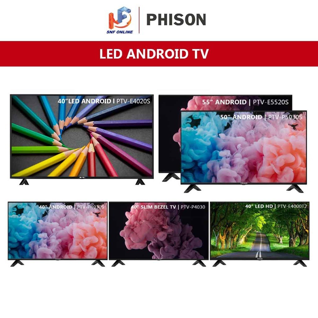 Phison / Aiwa Slim Bezel Full HD TV (40") PTV-P4030/PTV-P4030S/4K PTV ...