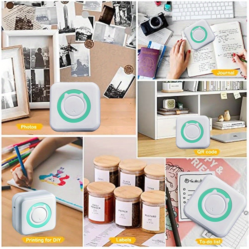 Sticker Printer - Mini Thermal Printer, Sticker Maker Machine, Portable ...