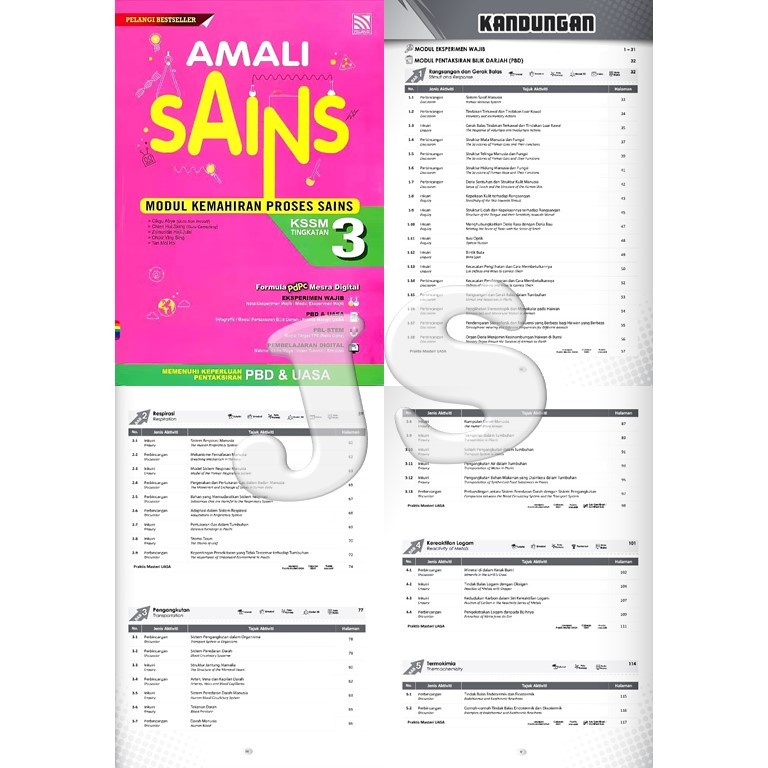 AMALI SAINS TINGKATAN 1 2 3 4 5 MODUL KEMAHIRAN PROSES SAINS ...