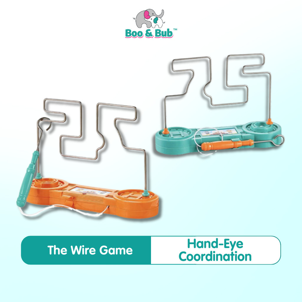 Don't Buzz the Wire Game Test Hand Buzzer Skill Party Game for Children ...