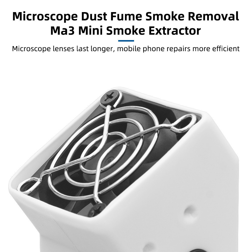 PCB Repair Fume Extractor Smoke Elimination Exhaust Fan With Light ...