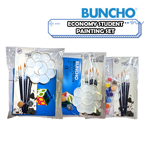 Buncho Economy Student Painting Set Water Colour / Painting Value Pack ...