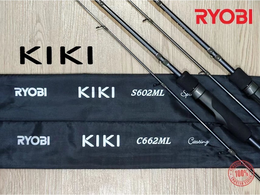 RYOBI KIKI SPINNING/ BAITCASTING(BC) FISHING ROD | Shopee Malaysia