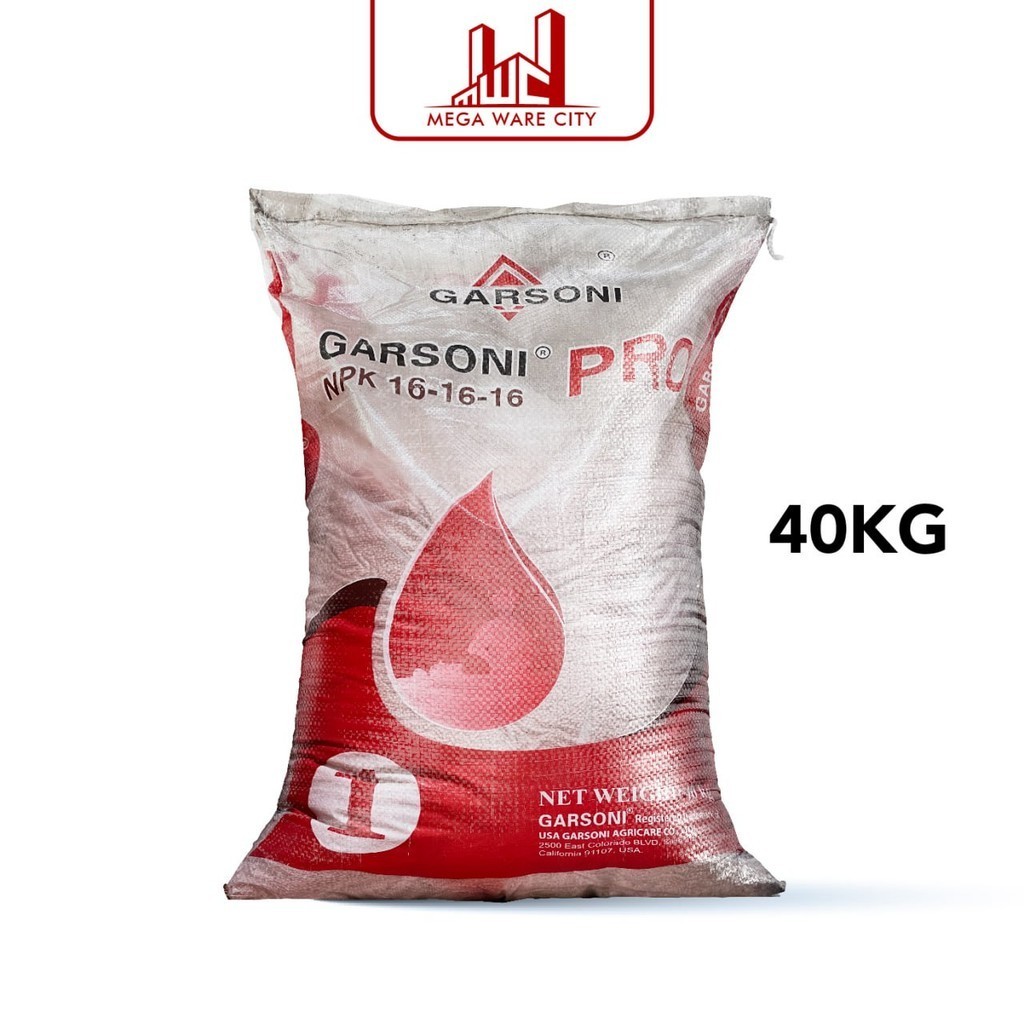 GARSONI Pro NPK 16-16-16 40kg Nitrate Based Fertilizer Baja Tumbesaran ...