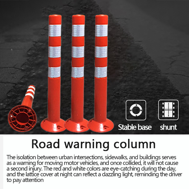 70CM/75CM Flexible Traffic Elastic Pole Safety For Road Safety Pole ...
