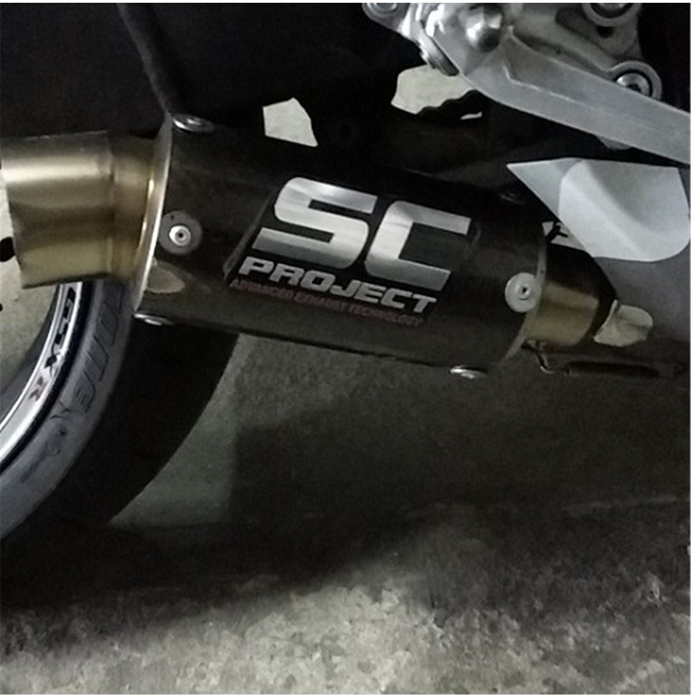 3D Aluminum Heat-resistant Motorcycle Exhaust Pipe Sticker SC SHOWA ...