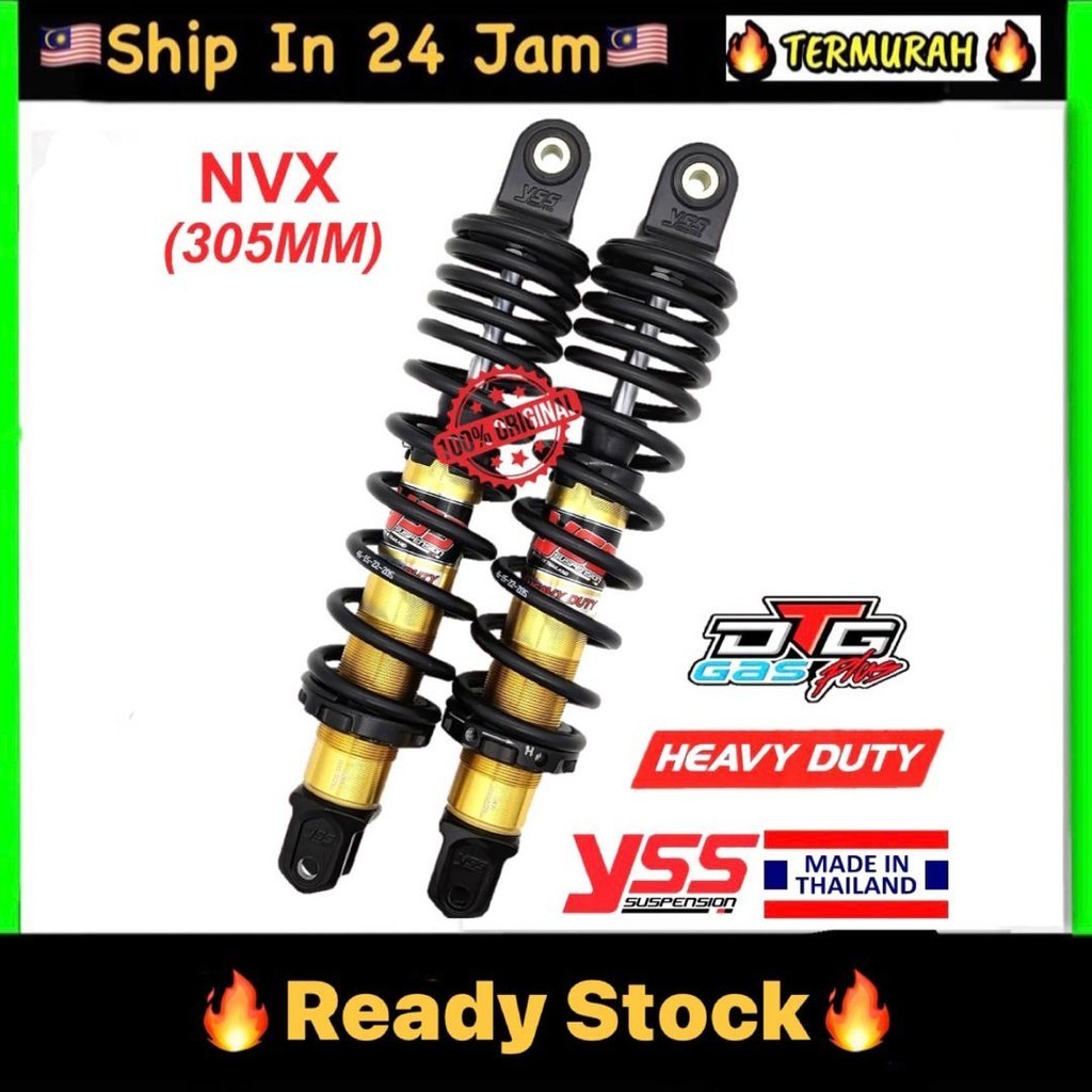 100% Original YSS NVX Adjustable Absorber twin shock Yamaha Thailand YSS NVX155 MONOSHOCK DTG ...
