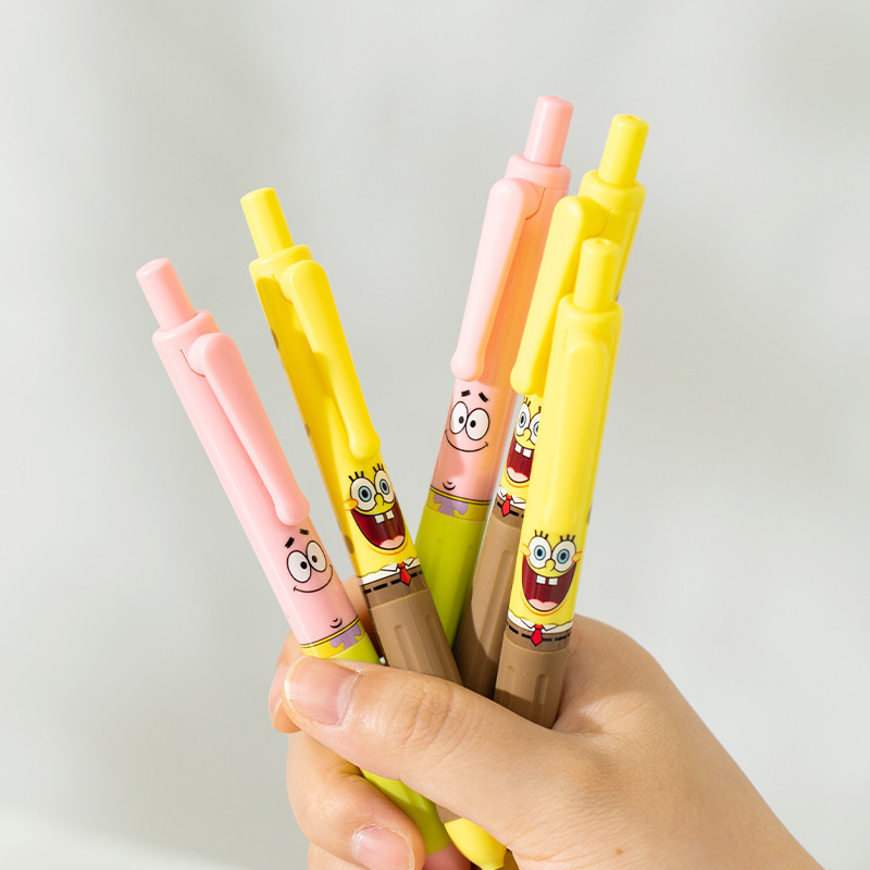 Deli SpongeBob SquarePants Series Graphic Gel Pen Black / Blue (0.5mm ...