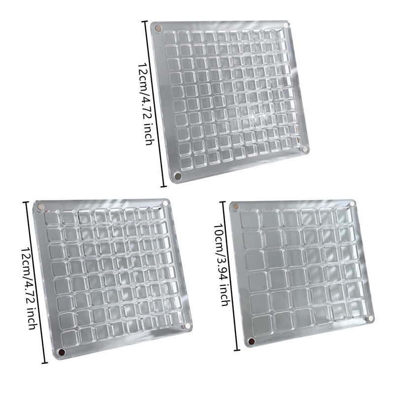 Magnetic Clamshell Display Box Transparent Acrylic Nail Art, Crystal ...