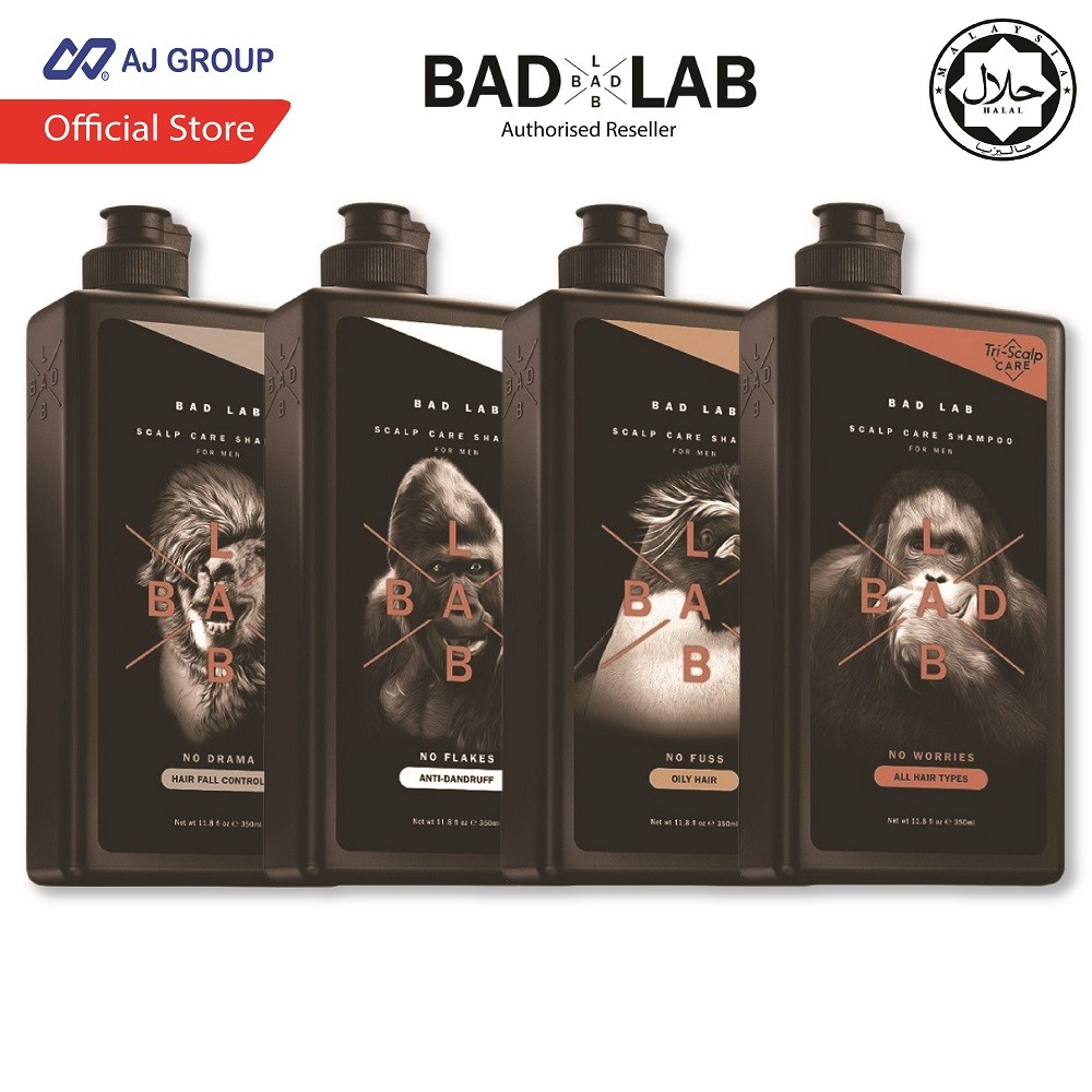 Bad Lab Scalp Care Hair Fall Oily Anti-Dandruff Shampoo (350ml ...