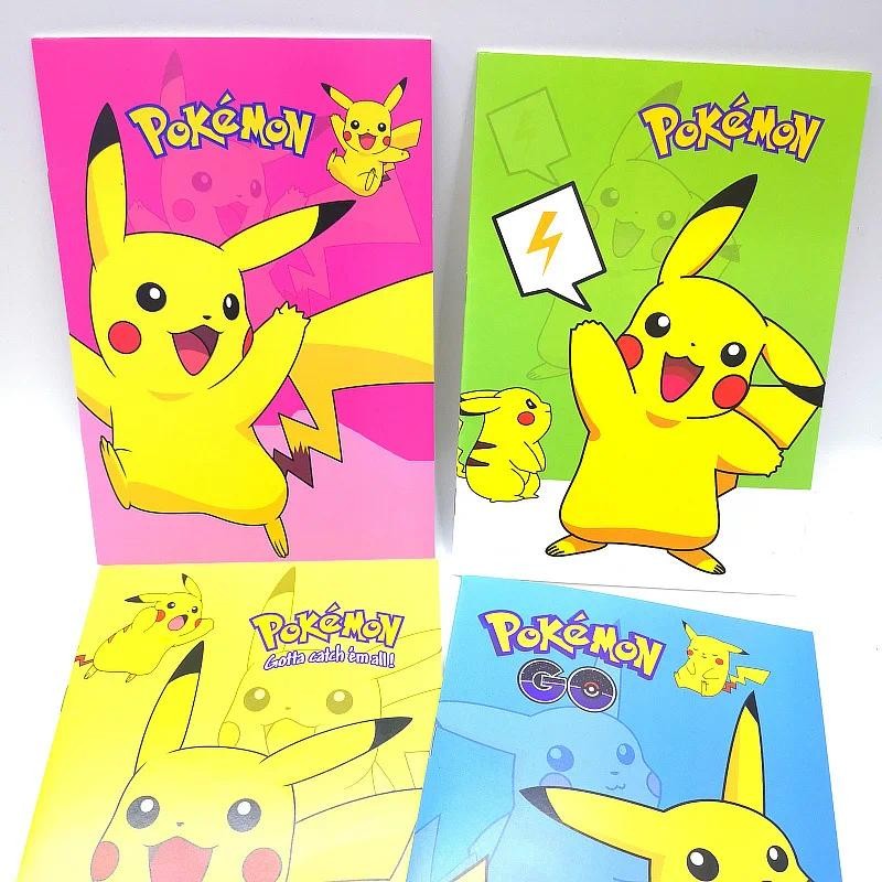 Anime Pokemon Pikachu Notebook Cartoon Pen Student Writing Book Notepad ...