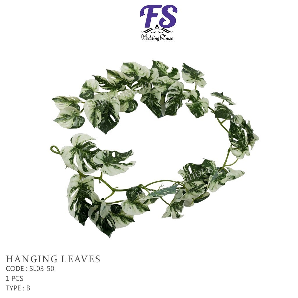 1 PCS - 1.2METER Artificial Plant/Leaf/Hanging Leave/Daun Gantung/仿真藤曼/花园装饰/居家绿植/HOME DECOR ...
