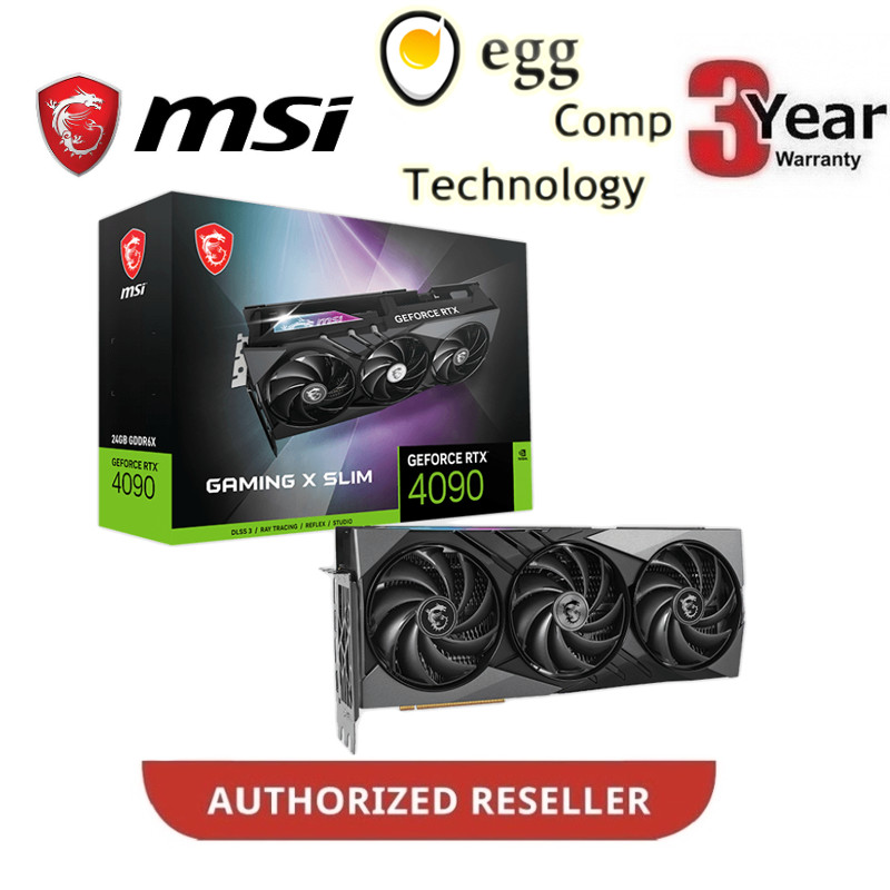 MSI GEFORCE RTX 4090 GAMING X SLIM 24G GDDR6X 4090 GAMING X SLIM 24G ...