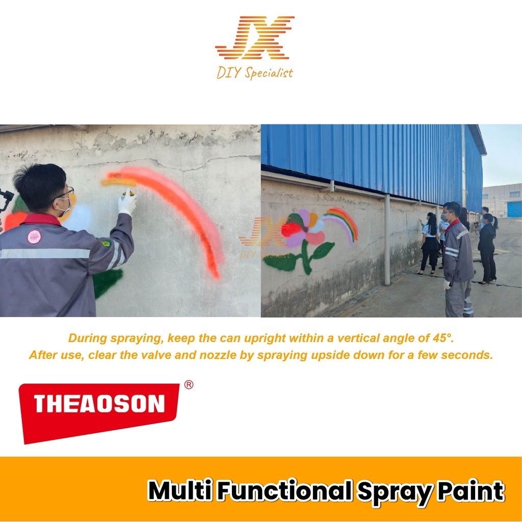 THEAOSON Aerosol Spray Paint Multipurpose Cat Spray Tin Cat Motor Cat ...
