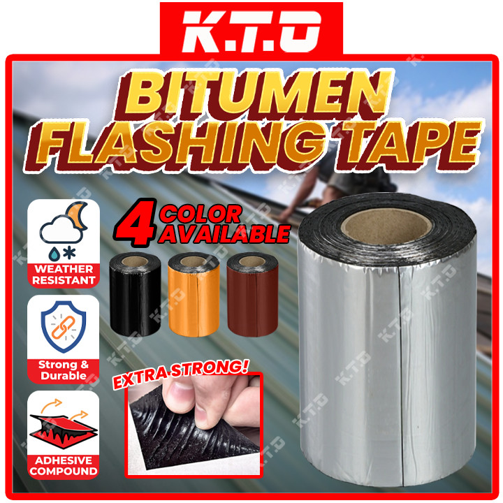 Bitumen Flashing Tape 5M / 10M Ideal For Roofing Fix Sealing Tape Dry ...