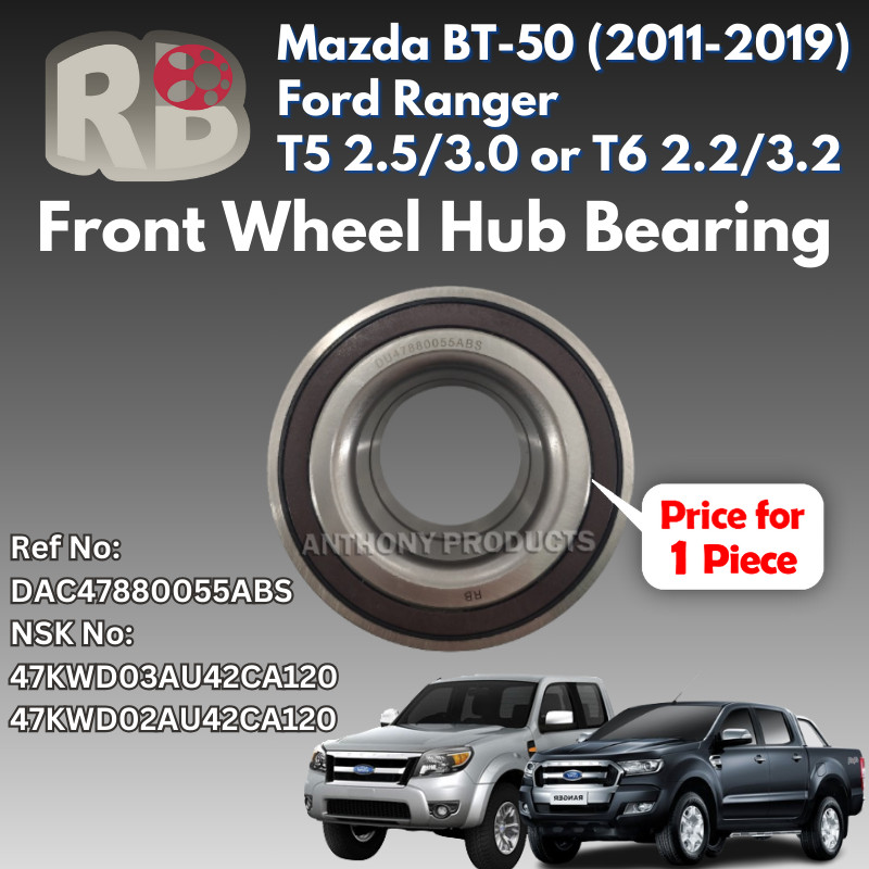 Ford Ranger T5 2.5 / 3.0, T6 2.2 / 3.2 Mazda BT-50 BT50 (2011-2019 ...