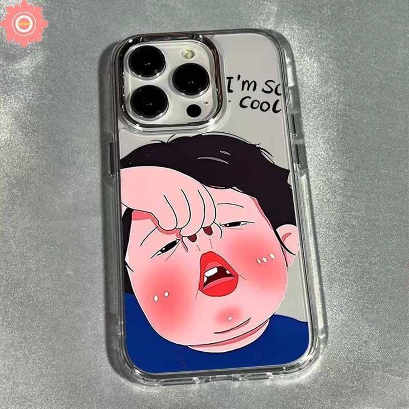 Funny Cartoon Cute Flowers Pinched Face Girls Case Compatible for ...