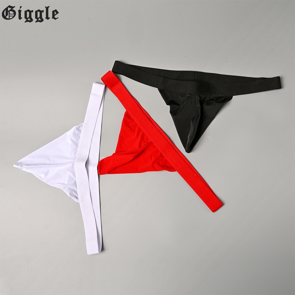 【GIG】Men Sexy G-String Underpants Pouch Low Waist Backless Thongs Jockstrap Underwear | Shopee ...