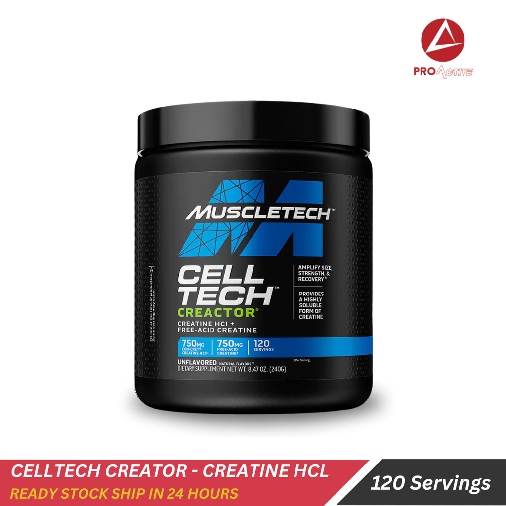 Muscletech, Cell-Tech Creactor, Creatine HCI 120 Serving | Shopee Malaysia