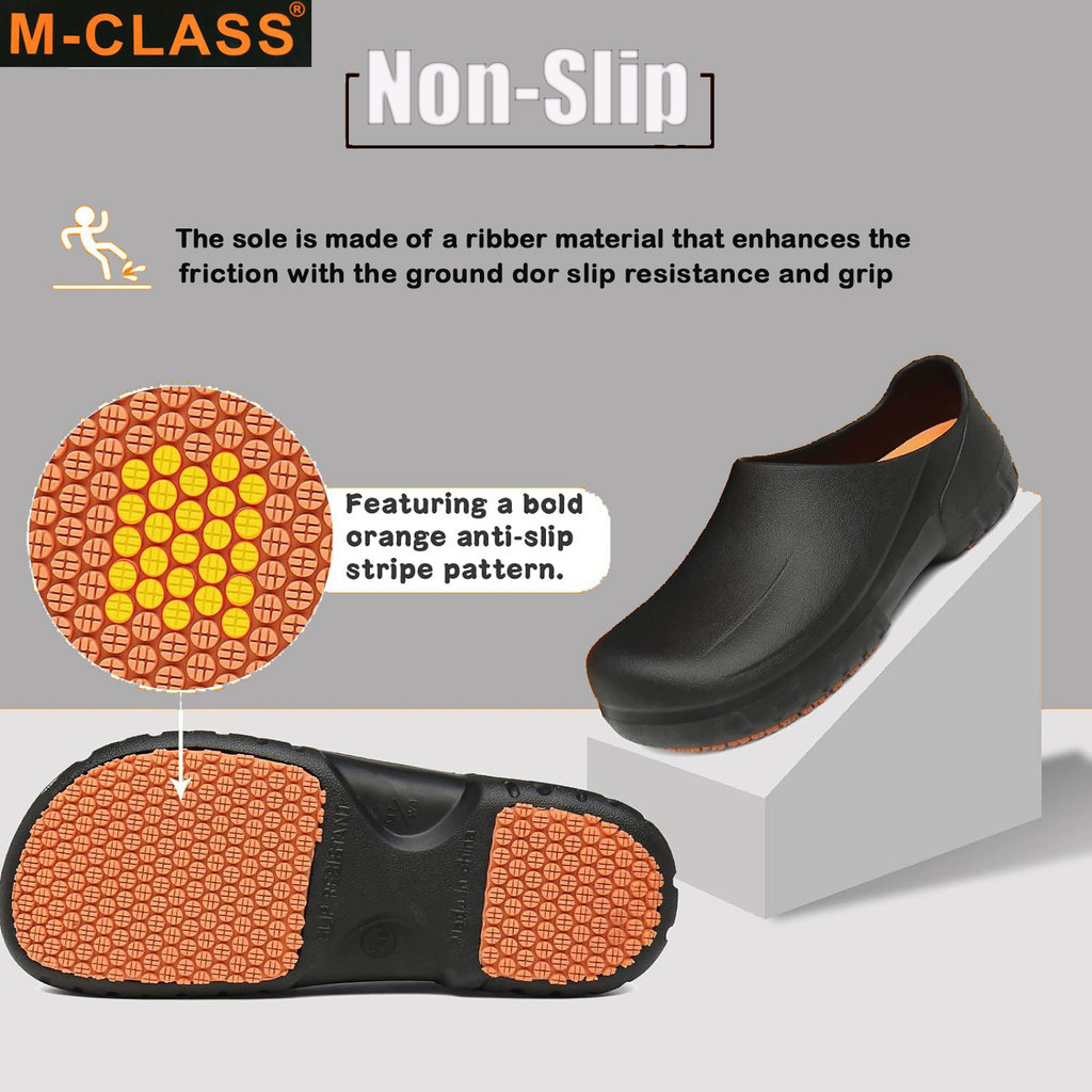M Class Chef Shoes Nonslip Water Proof Anti-skid Work Shoes Oil-proof ...