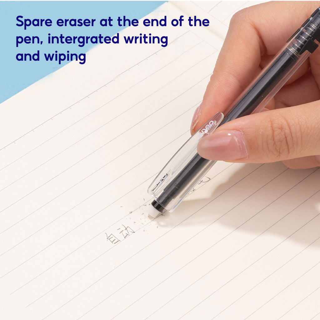 Deli Mechanical Pencil Fully Automatic Release Lead Pensel Tekan Picit ...