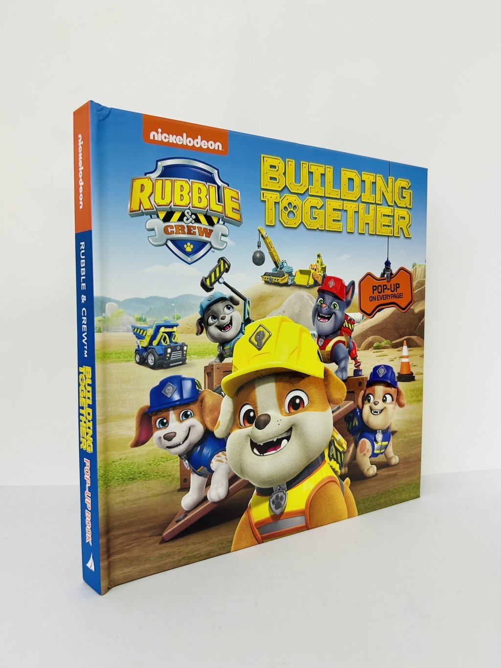 Paw Patrol Rubble & Crew Pop Up Book For Kids To Read & Learn About ...