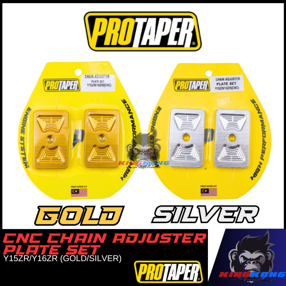 PROTAPER CNC CHAIN ADJUSTER PLATE SET Y15/Y15ZR/Y16/Y16ZR FOR STD ...
