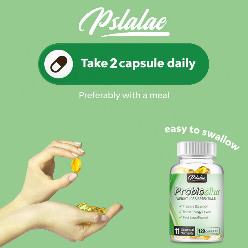 Pslalae's probiotic supplement for men and women contains CFU and green ...