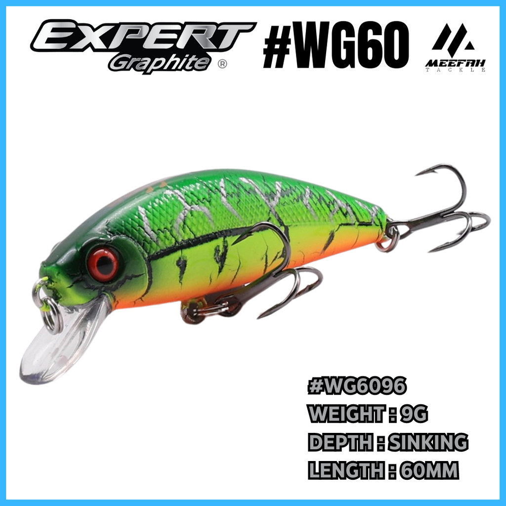 EXPERT GRAPHITE Waggle Minnow ( WG 60 / WG 90 ) Fishing Lure | Shopee ...