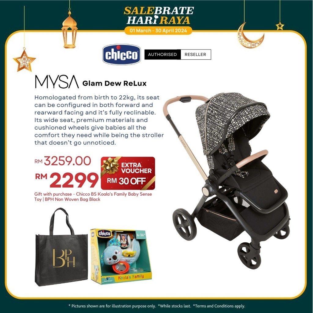 Chicco MYSA Complete Stroller | Shopee Malaysia