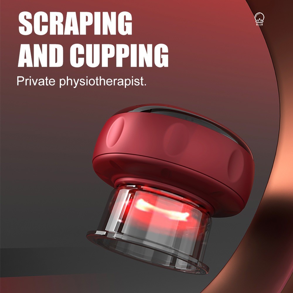 12 Gears Electric Cupping Therapy Massager Vacuum Suction Cups ...