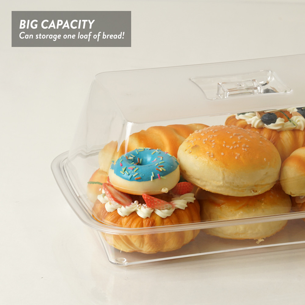 Elianware Tranparent Food Storage Cake Bread Storage Box Bekas Kuih ...