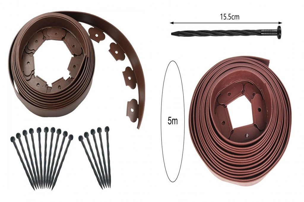 smiles| 1 Set Lawn Fence No Dig Weather Resistant Garden Decoration L ...