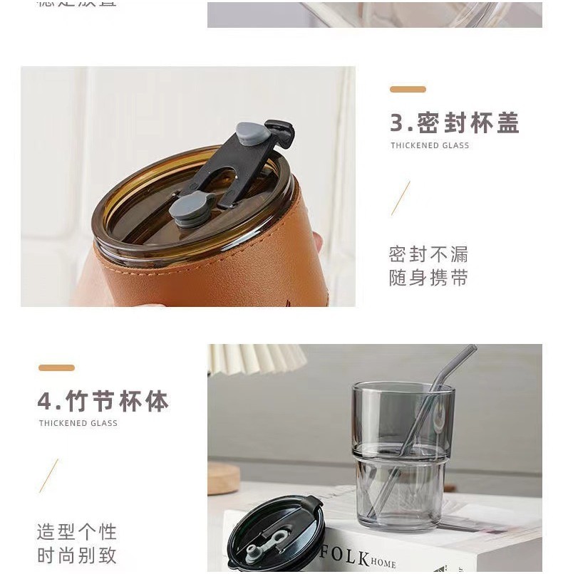 Hadiah Door gift Cawan Gelas Air Teh Kopi Ada Penutup Straw Satu Set ...