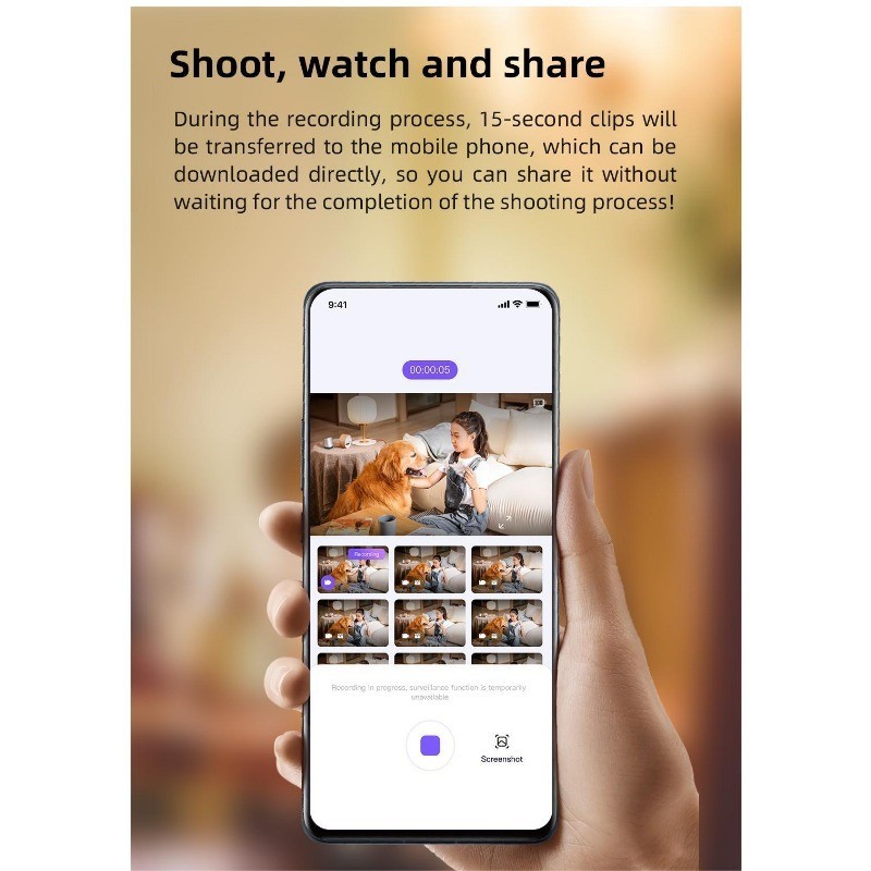 【2024 NEW】Xiaomo Magic Camera Magnet 2.5K Action Camera Household 360 ...