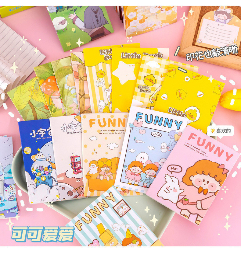 [Ready Stock] mini Portable Notebook Cute Cartoon Animal Small Notebook ...
