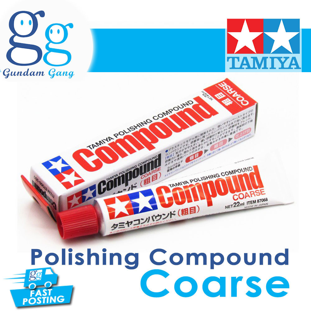 Tamiya Polishing Compound Coarse | Fine | Finish [Gundam Gang] | Shopee ...